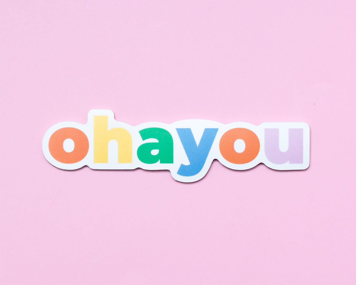Ohayou Sticker – Spark Collection