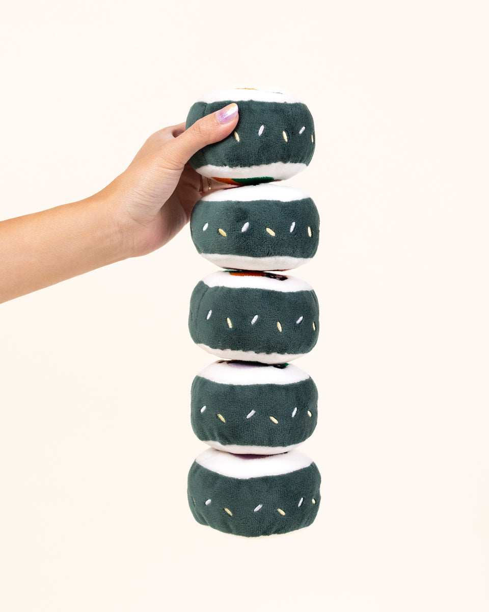 Kimbap Friends Plushies: Smiley Kimbap Sample Sale – Spark Collection